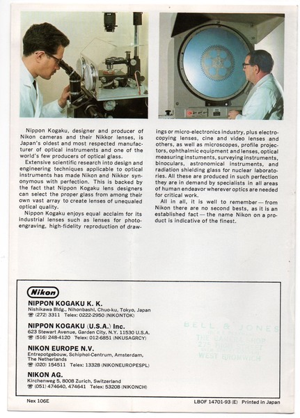 Nikonbrochures